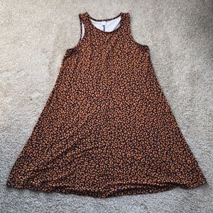 Old Navy Dresses | Leopard Print Sweater Dress With Short Sleeves ...